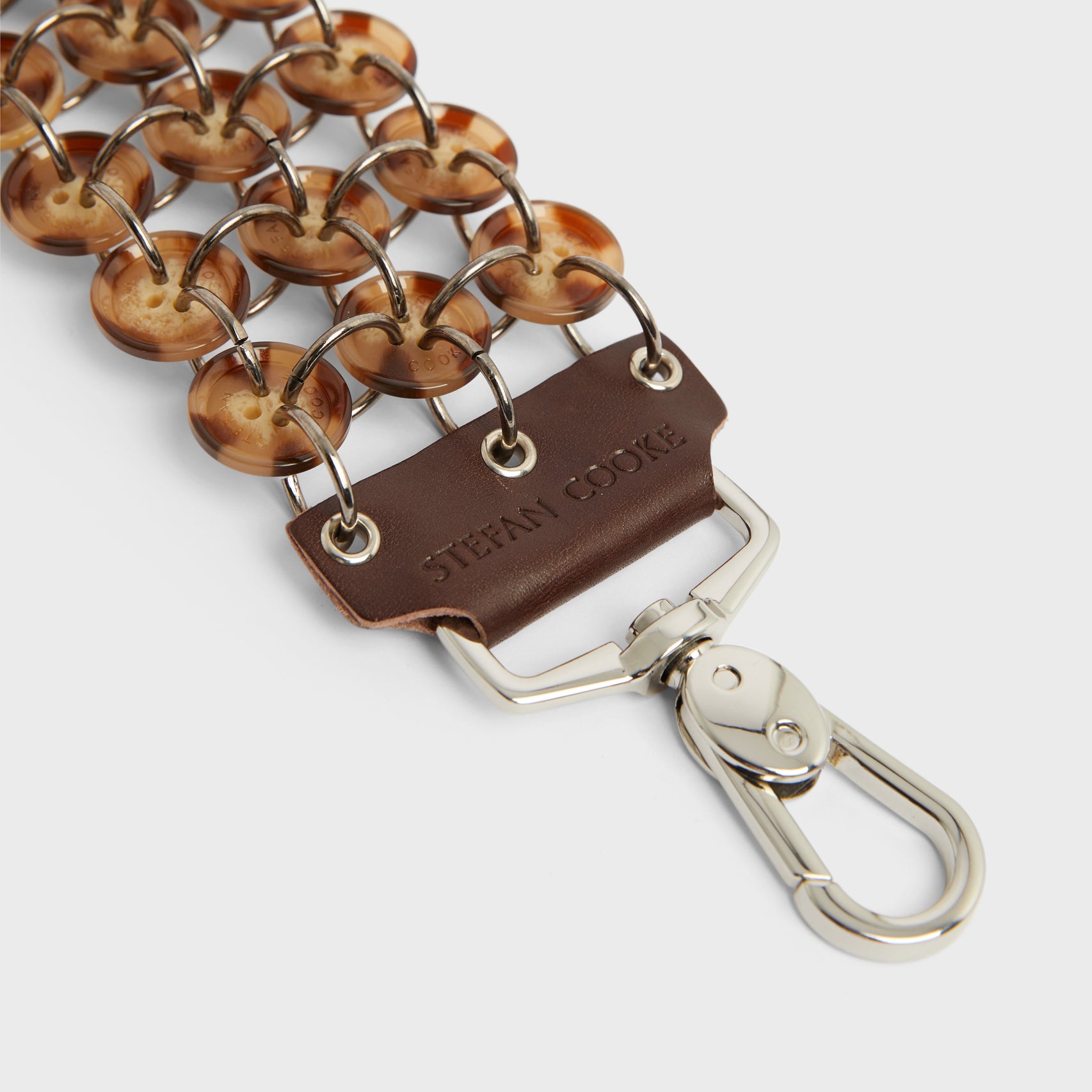 STEFAN COOKE Button Strap in Brown – Stefan Cooke